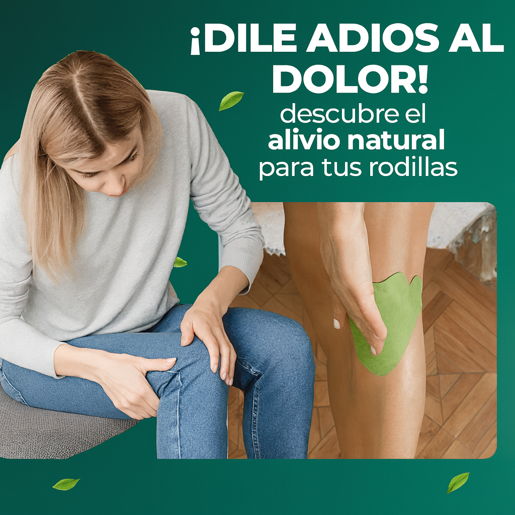 2 SET Parches Naturales de Rodilla - 20 Unidades